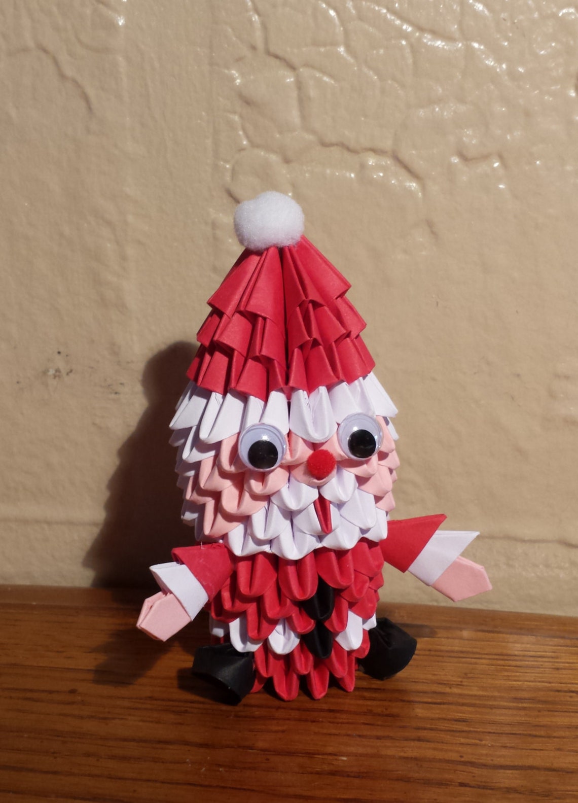 3D Origami Santa Claus 2 (small) - Etsy