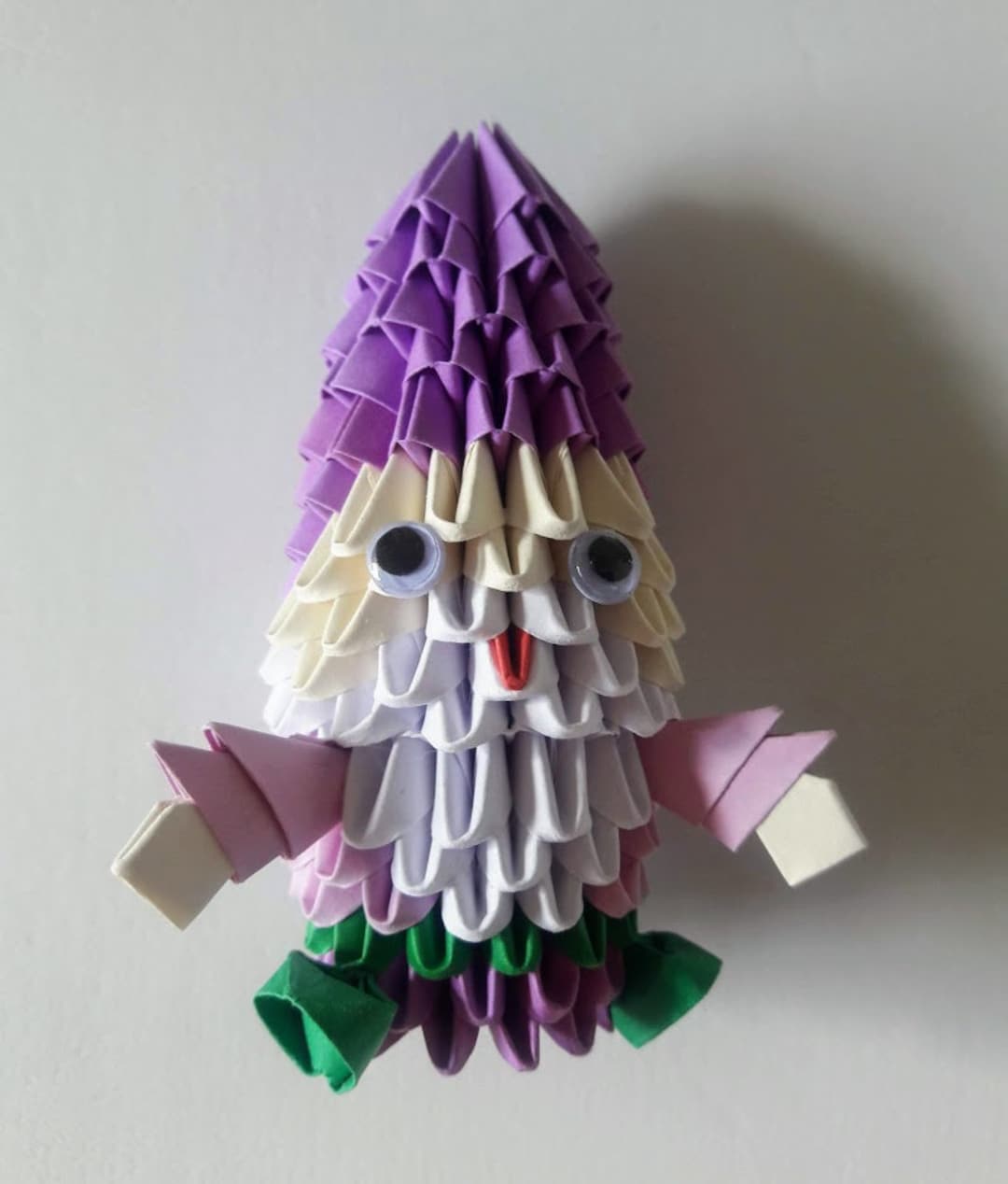 3D Origami Gnome - Etsy