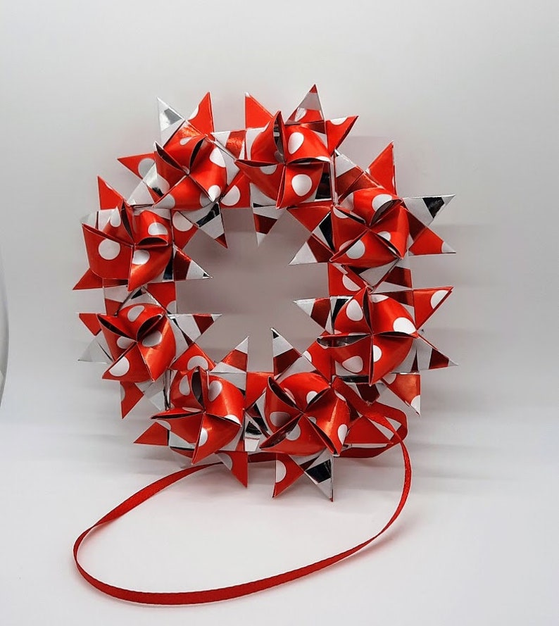3D Origami Small Star Wreath or Ornament - Etsy