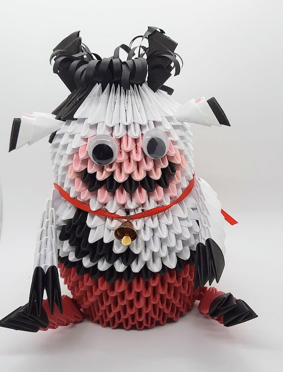 3d Origami Cow
