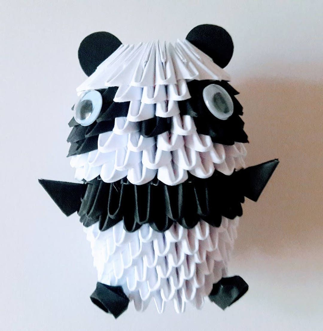 3d Origami Panda - Etsy