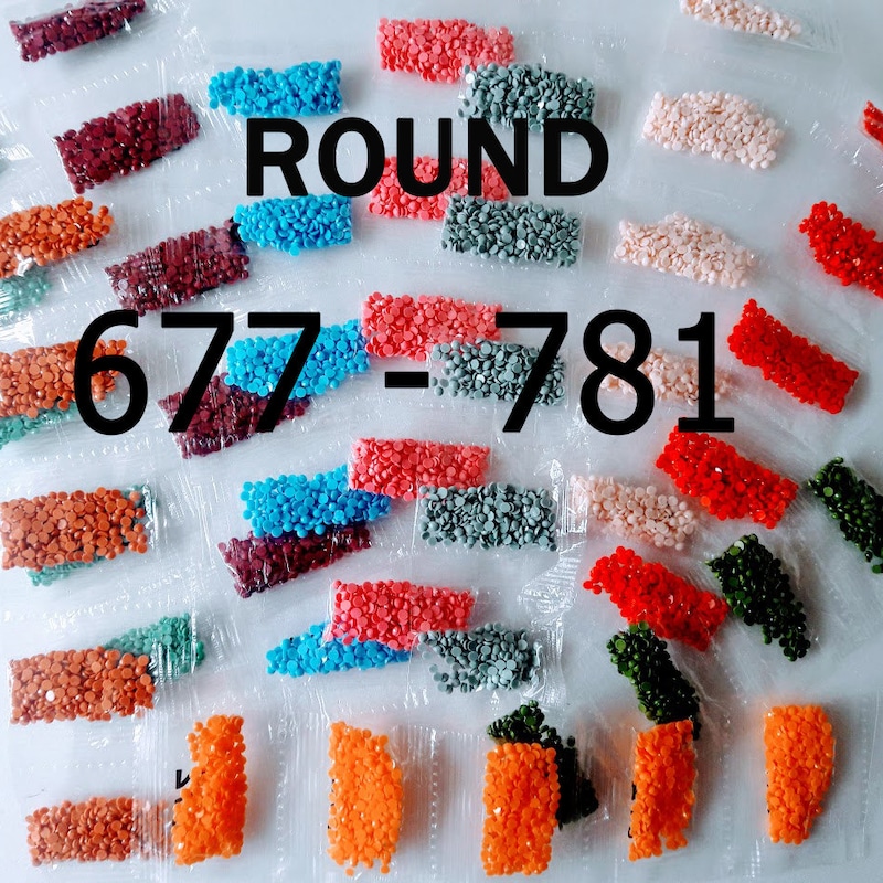 Colored Beads With Diamonds - Etsy