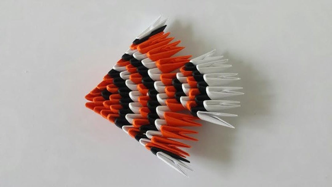 3d Origami Fish Magnet - Etsy