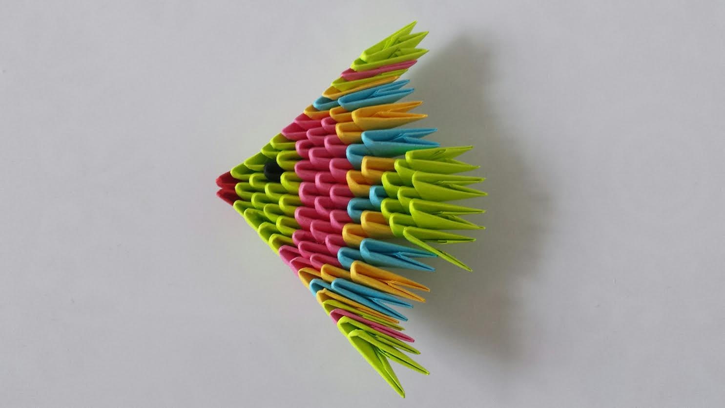 3d Origami Fish Magnet - Etsy