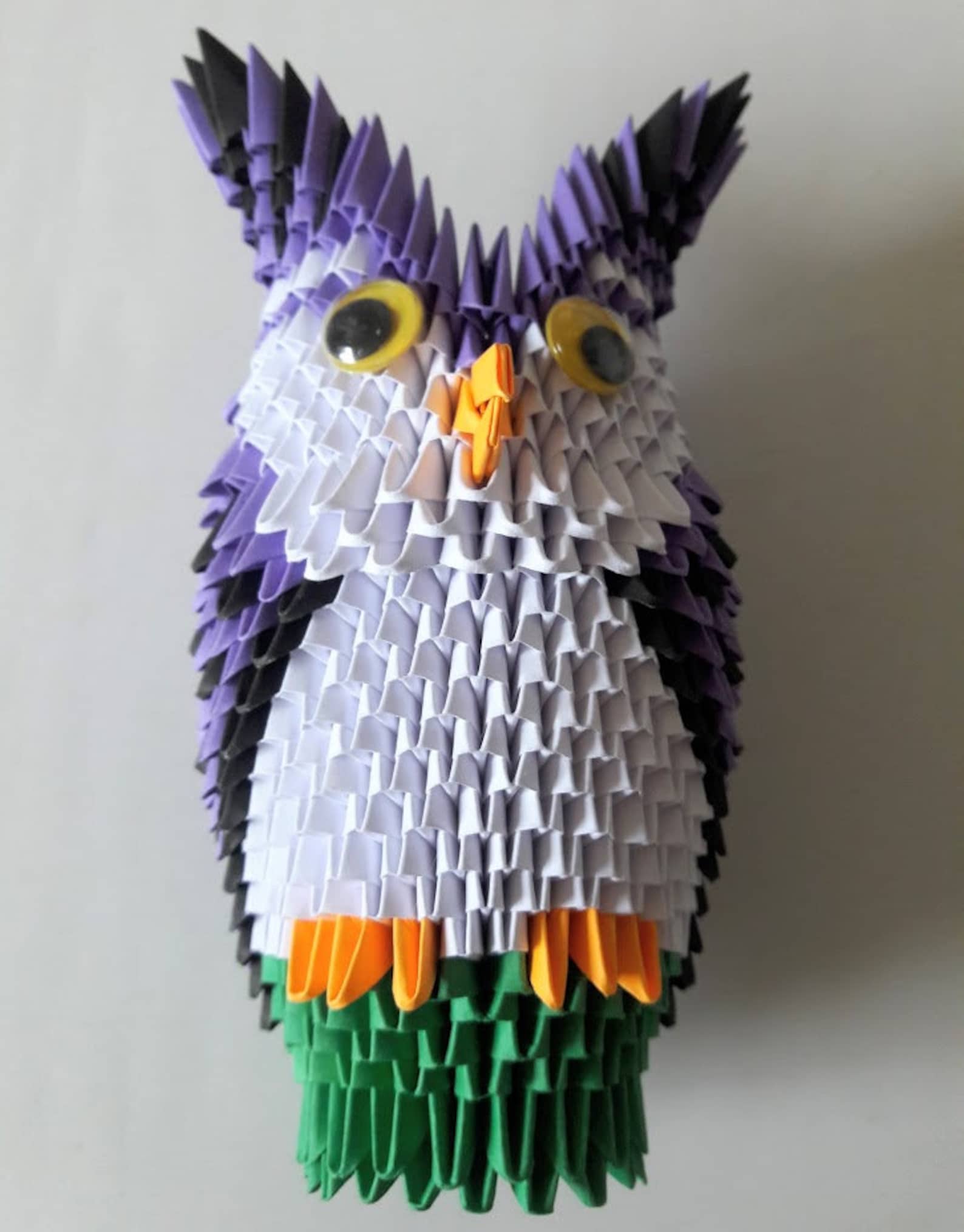 3d Origami Owl - Etsy