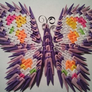3D Origami Butterfly Magnet 2 - Etsy