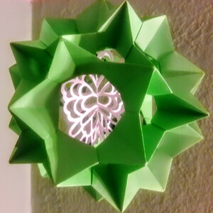 3d Origami Electra Kusudama With Butterfly - Etsy