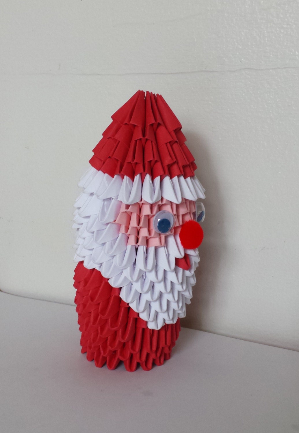 3D Origami Santa Claus (medium) - Etsy