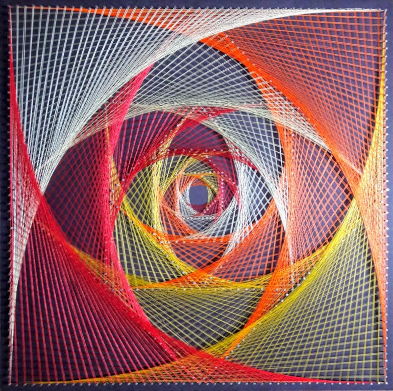 Sacred Geometry String Art Magic Eye - Etsy