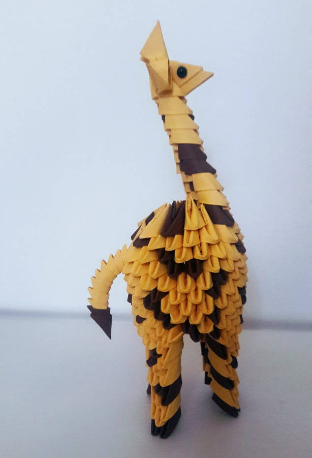 3D Origami Giraffe - Etsy