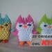 3D Origami Little Owl Kit - Etsy
