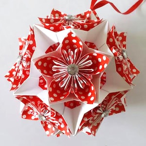 3d Origami Electra Kusudama With Star Flowers - Etsy