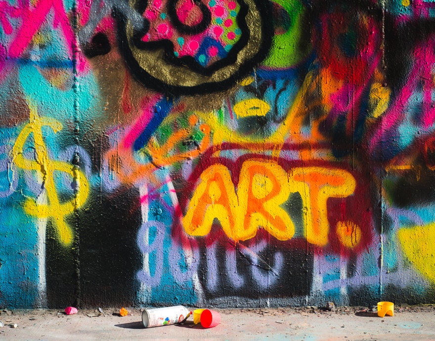 Fine Art Photography, Graffiti Art, Photo, Urban Landscape, Modern Wall ...