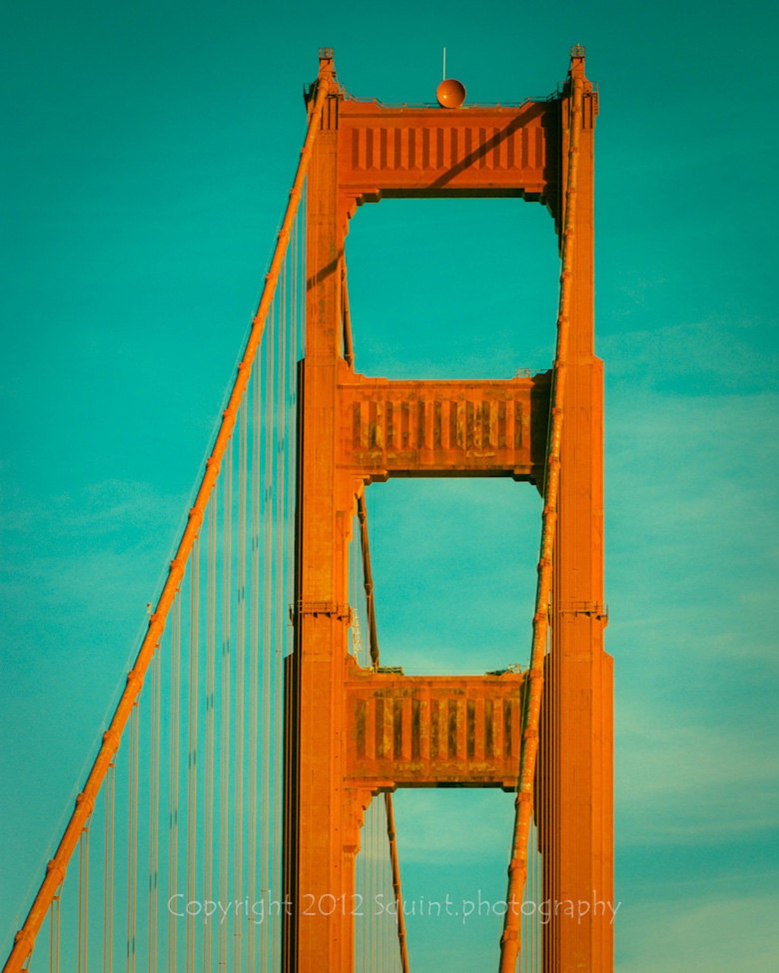 Golden Gate Bridge Art, Travel Print, California Landscape ...