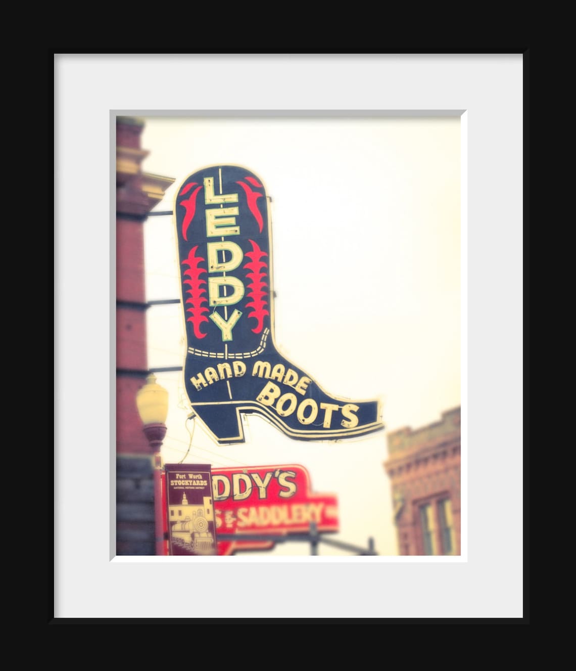 Cowboy Boot, Art, Fine Art Photography, Cowboy Boot, Neon Sign, Fort ...