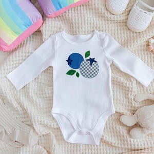 Blueberry Digital Embroidery Design - Applique - Digital Download - 3 ...