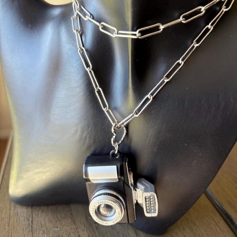 Camera Necklace - Etsy