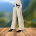 Handmade White Leather Fringe Biker Chaps for Women – Native American ...
