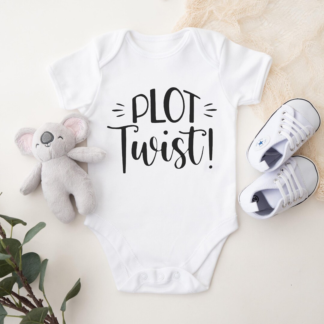 Plot Twist! Baby Onesie: Funny Pregnancy Announcement Bodysuit - Etsy