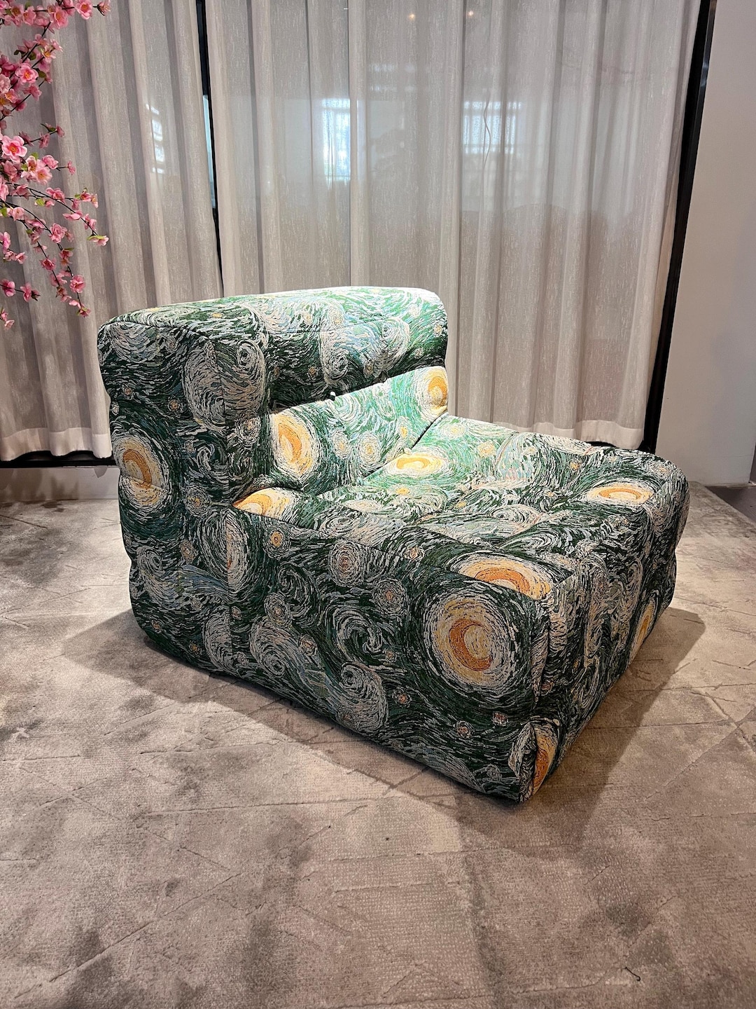 Van Gogh Inspired Sofa,the Starry Night Couch,starry Night Sofa,van ...