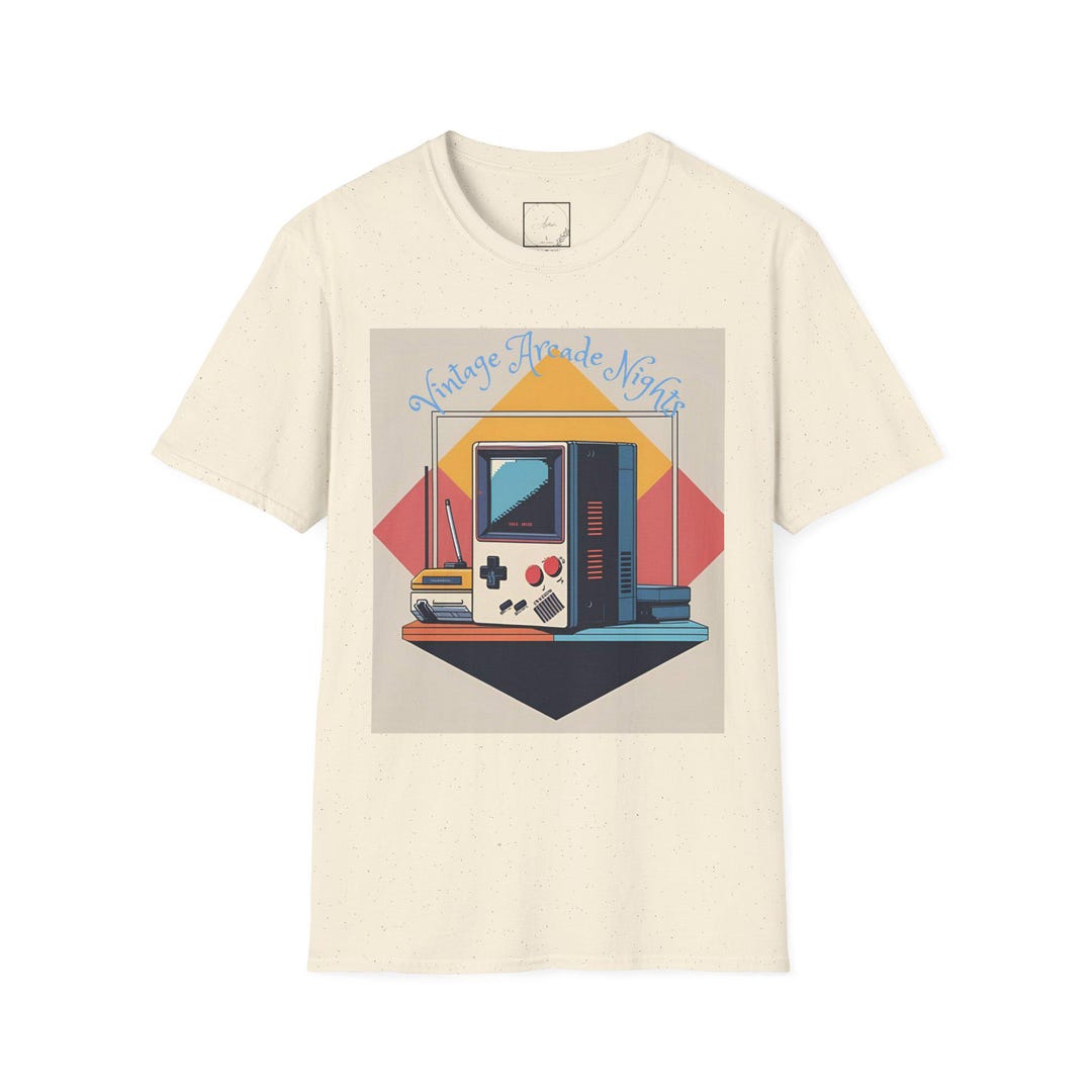 Retro Arcade T-shirt, Vintage Gaming Apparel, Perfect for Gamers, Game ...