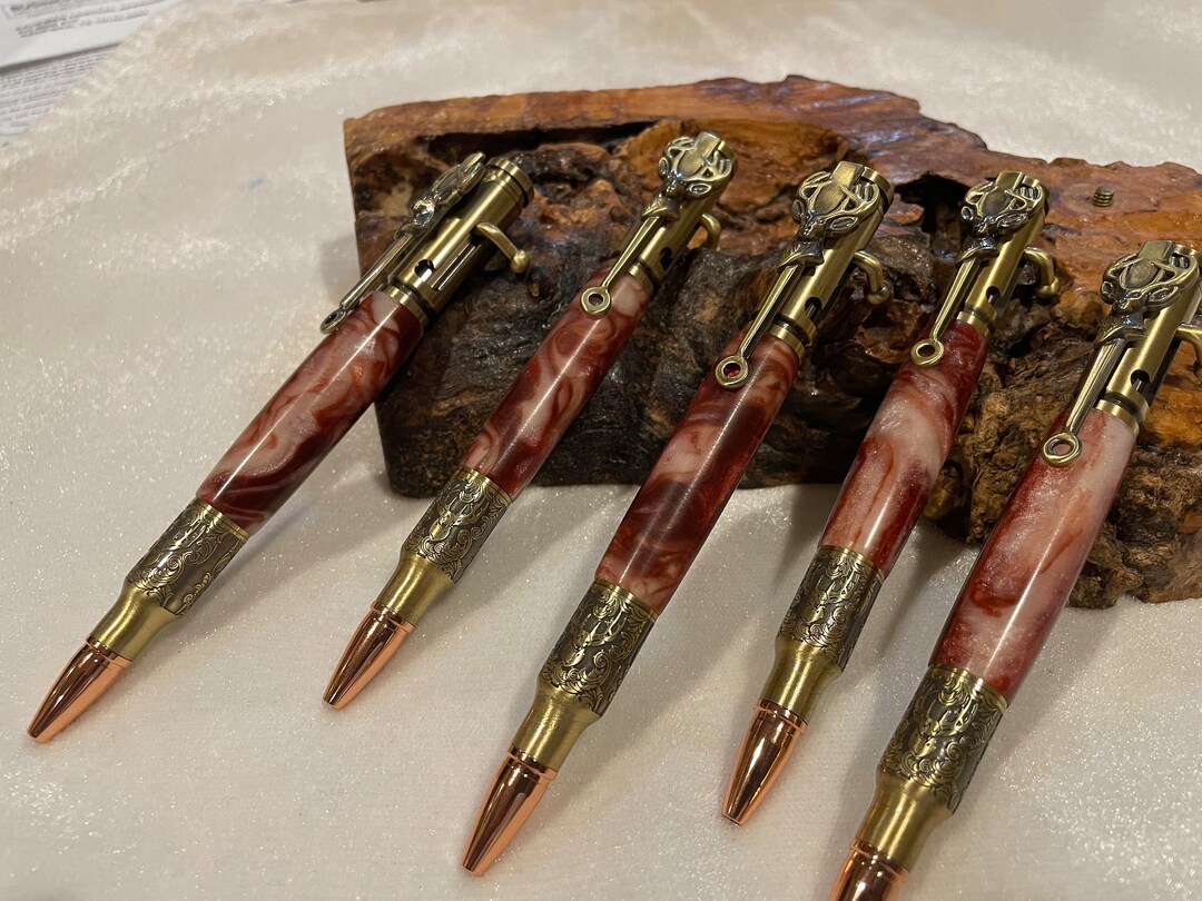 Deer Hunter Style Bolt Action Rifle Pens - Fireball Bodies ( 6309 6310 ...