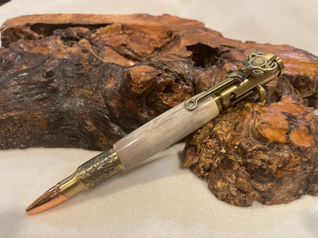 Deer Hunter Style Bolt Action Rifle Pens Antler Bodies 6383 6384 6385 ...