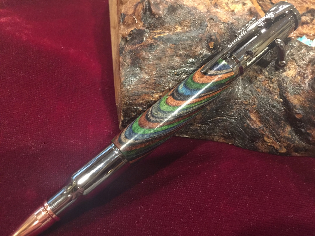 Handcrafted Bolt Action Rifle Pen With Diamond Wood Body - Etsy