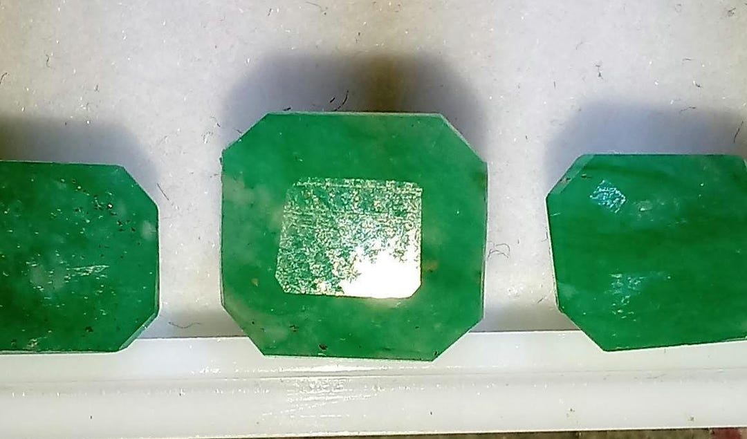 Swat Emerald Brilliant Cut Orignal Stone From Swat Pakistan Mines - Etsy