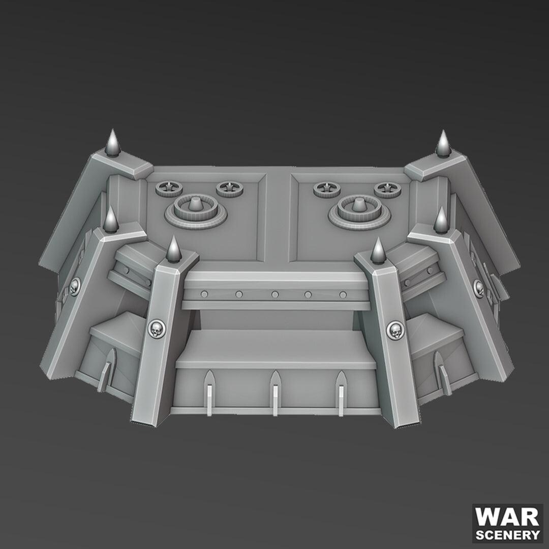 Small Infantry Bunker (2 Pack), Apocalypse Fortress - Grimdark Themed ...