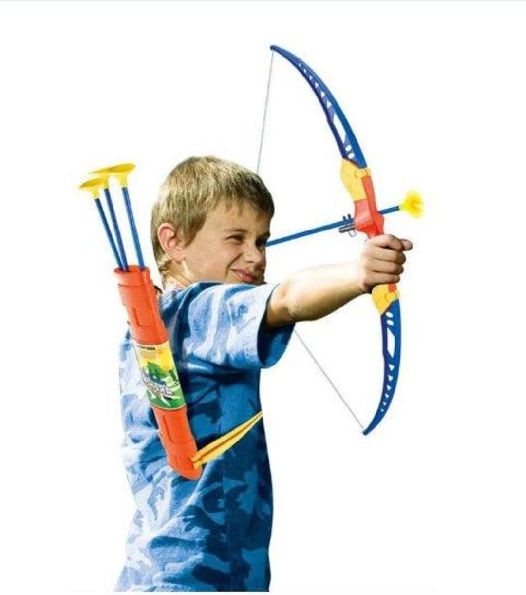 Children's Bow and Arrow Set – Safe Archery Toy With Suction Cup Arrows ...