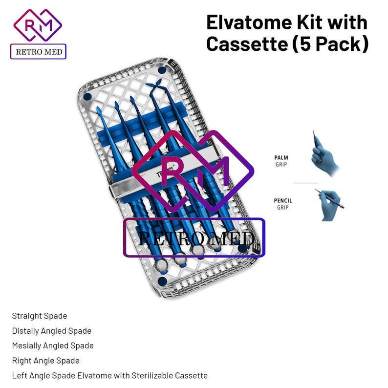 Sharpened Spade Proximator Elvatome Dental Root Elevator PDL - Etsy