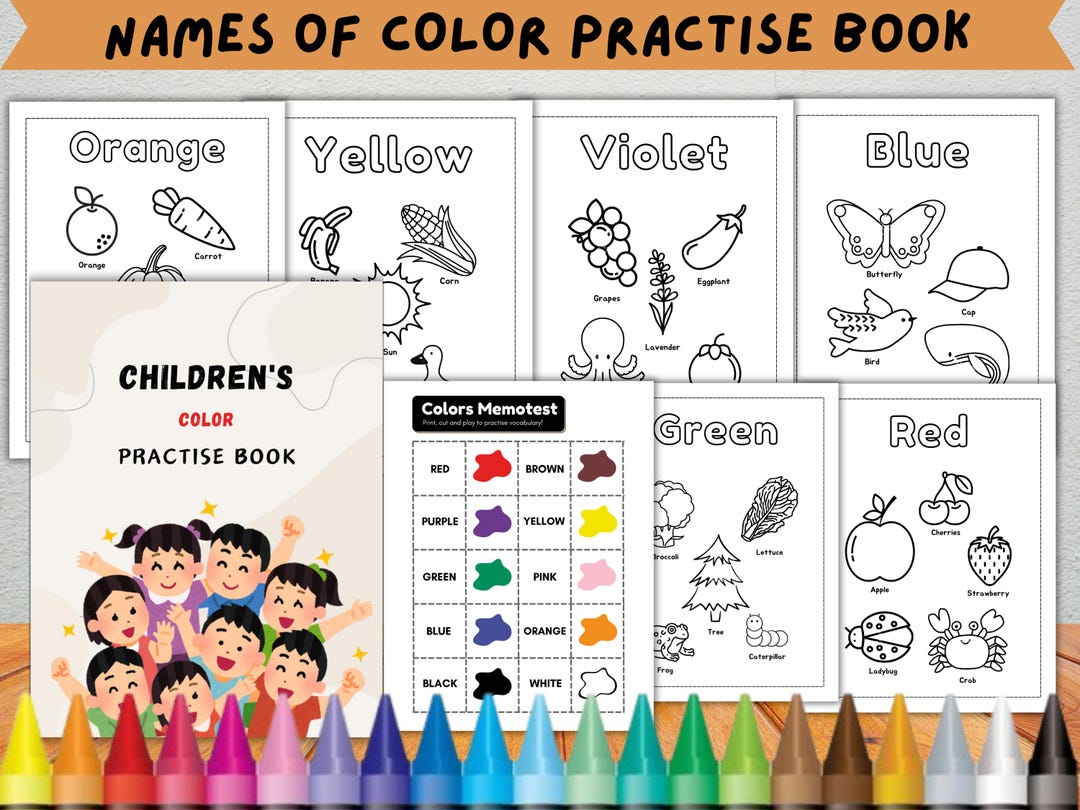 Name of Colors for Kids, Colors Name, List of Colors, Kindergarten ...