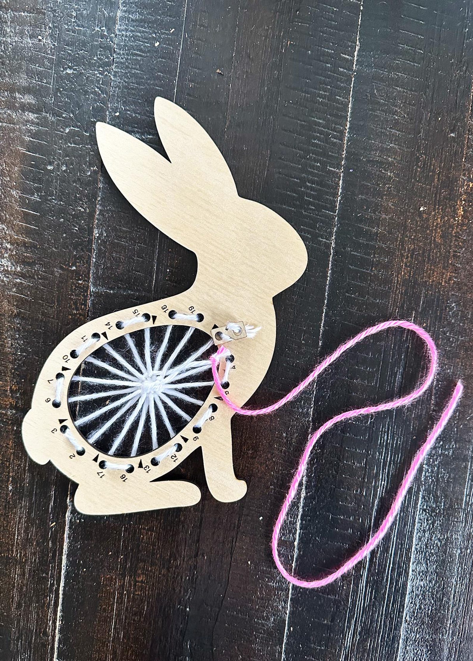 Custom Rabbit Circular Weaving Loom Kit. - Etsy