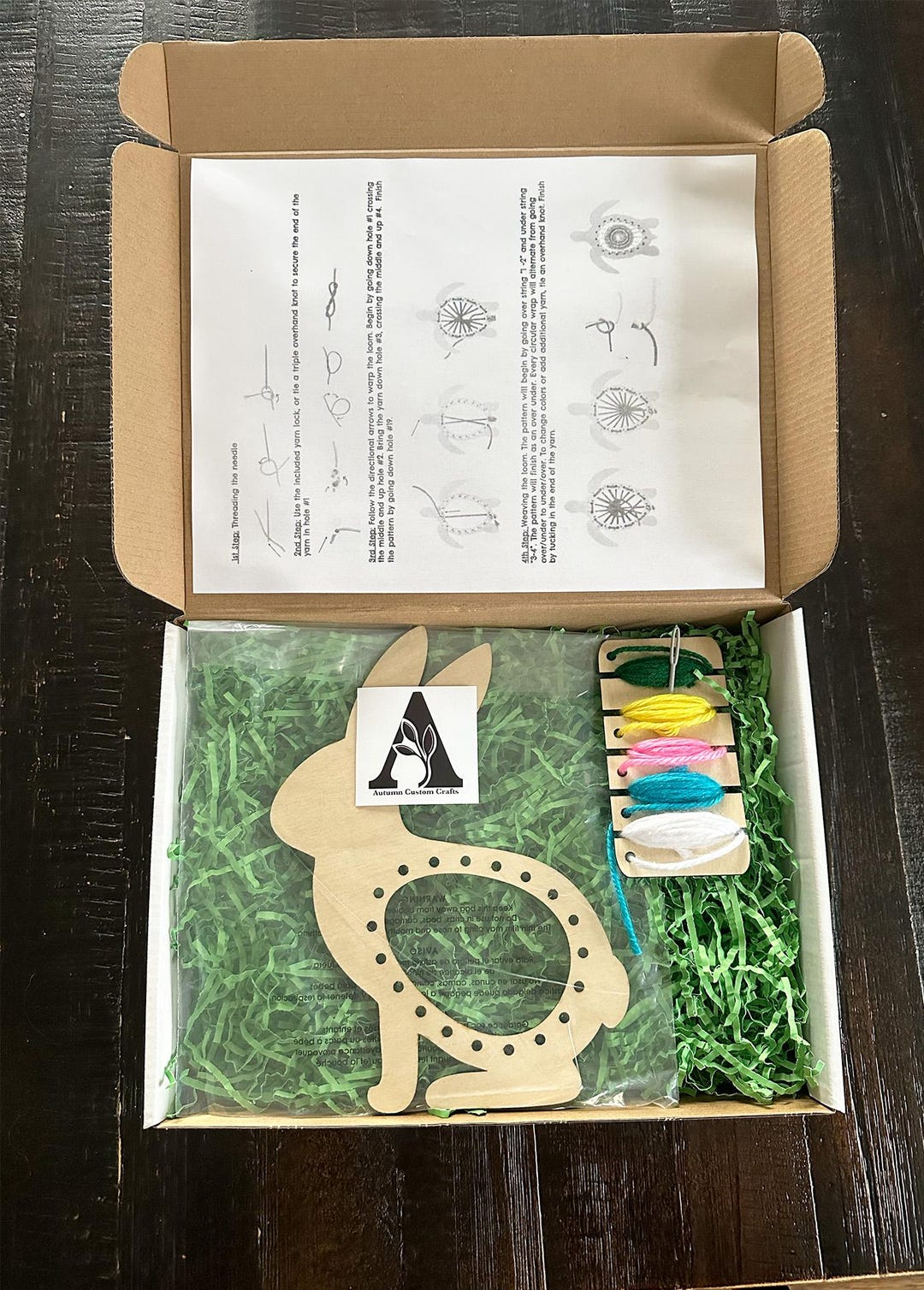 Custom Rabbit Circular Weaving Loom Kit. - Etsy