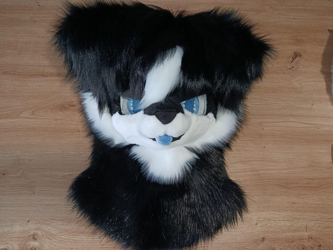 Kemono Mini Partial Fursuit – Cute Handmade Head, Paws & Tail - Etsy
