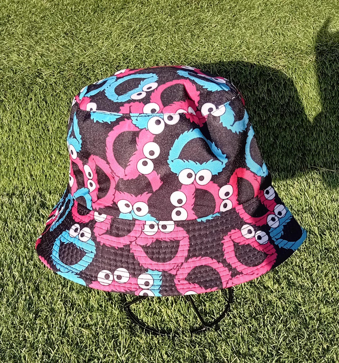 Cookie Monster / Elmo Bucket Hats - Etsy