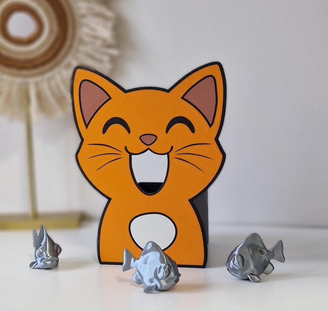 Feed the Cat – Montessori Activity Toy for Kids, Problem-solving & Fine ...