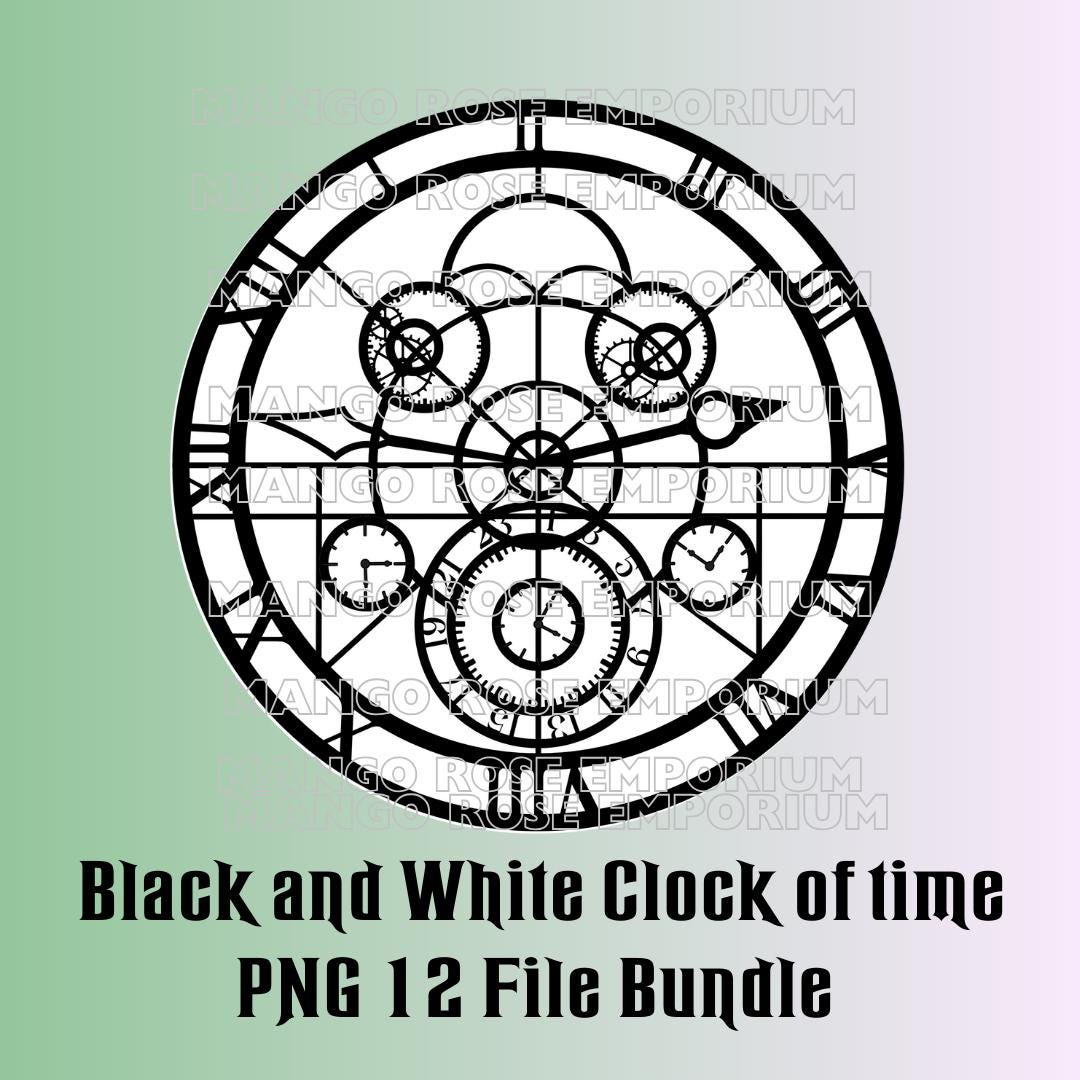 Clock of Time PNG Bundle | Wicked PNG | Emerald City Digital Download ...