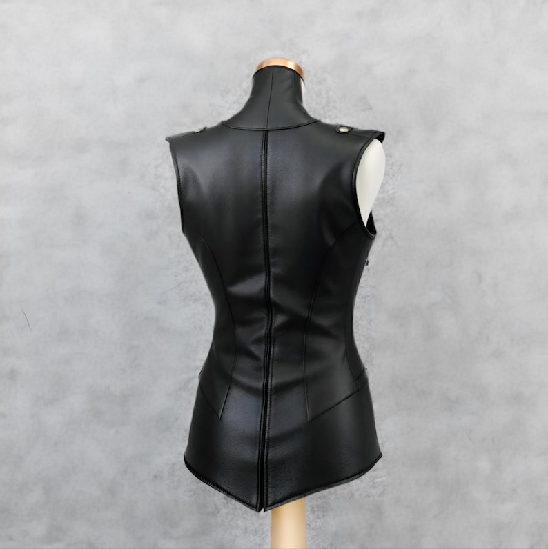 Genuine Black Leather Women's Fantasy Armor – Handmade Medieval Warrior ...