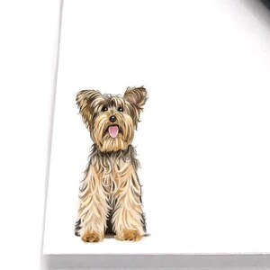 Yorkshire Terrier High-end Notepad Stationery for Dog Lover, Yorkshire ...