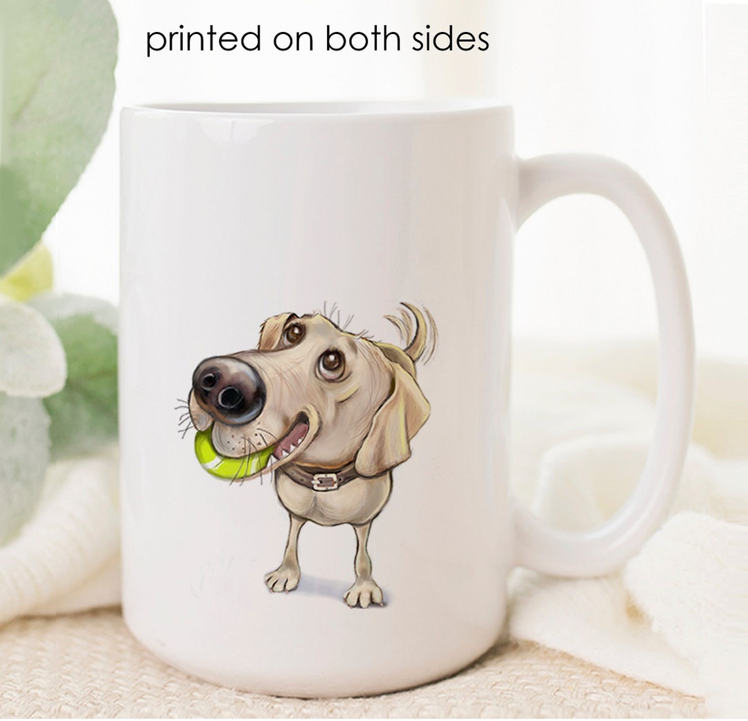 Personalized Yellow Labrador Retriever Mug, Lab Retriever Gifts, Large ...