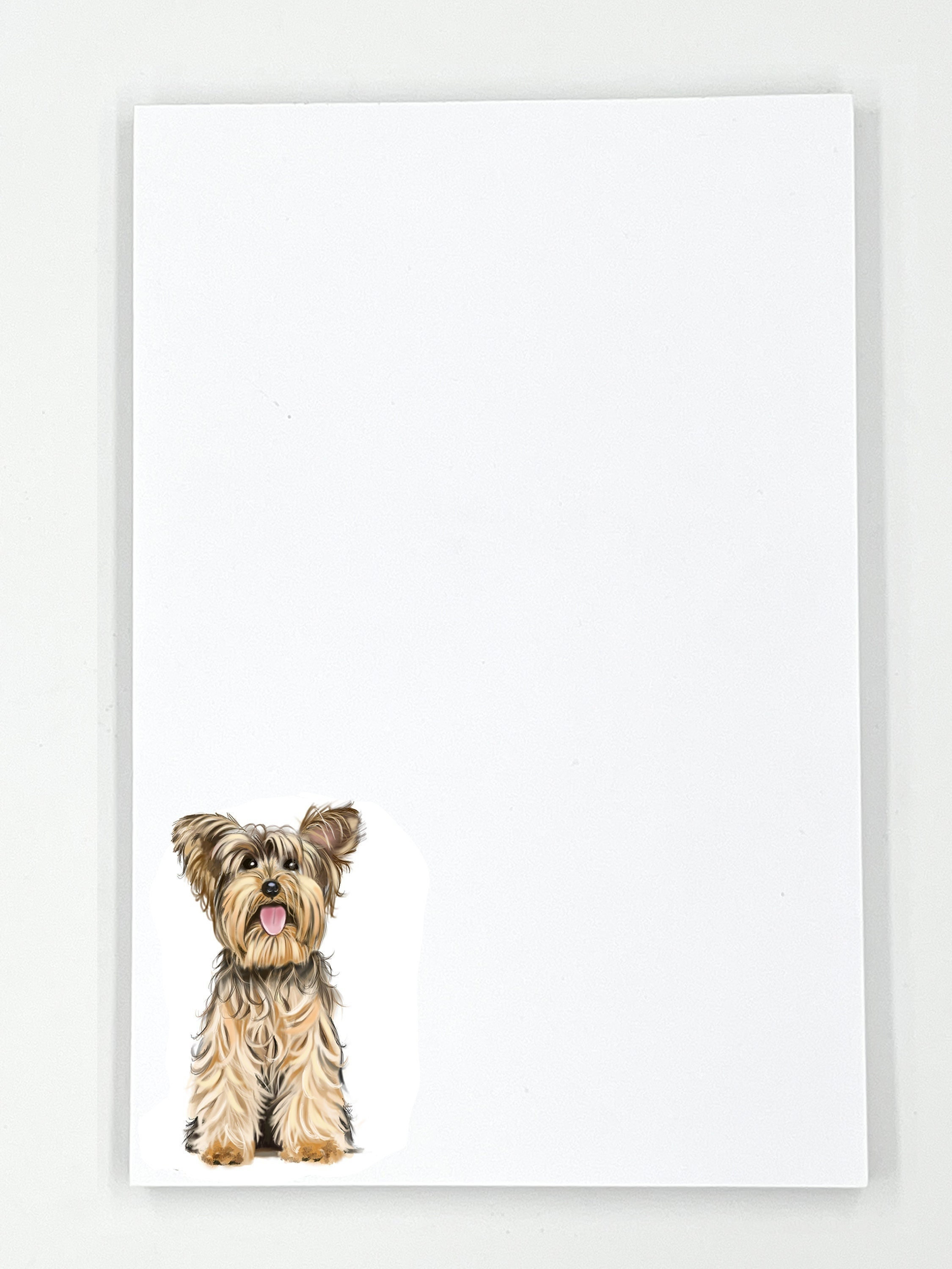 Yorkshire Terrier High-end Notepad Stationery for Dog Lover, Yorkshire ...