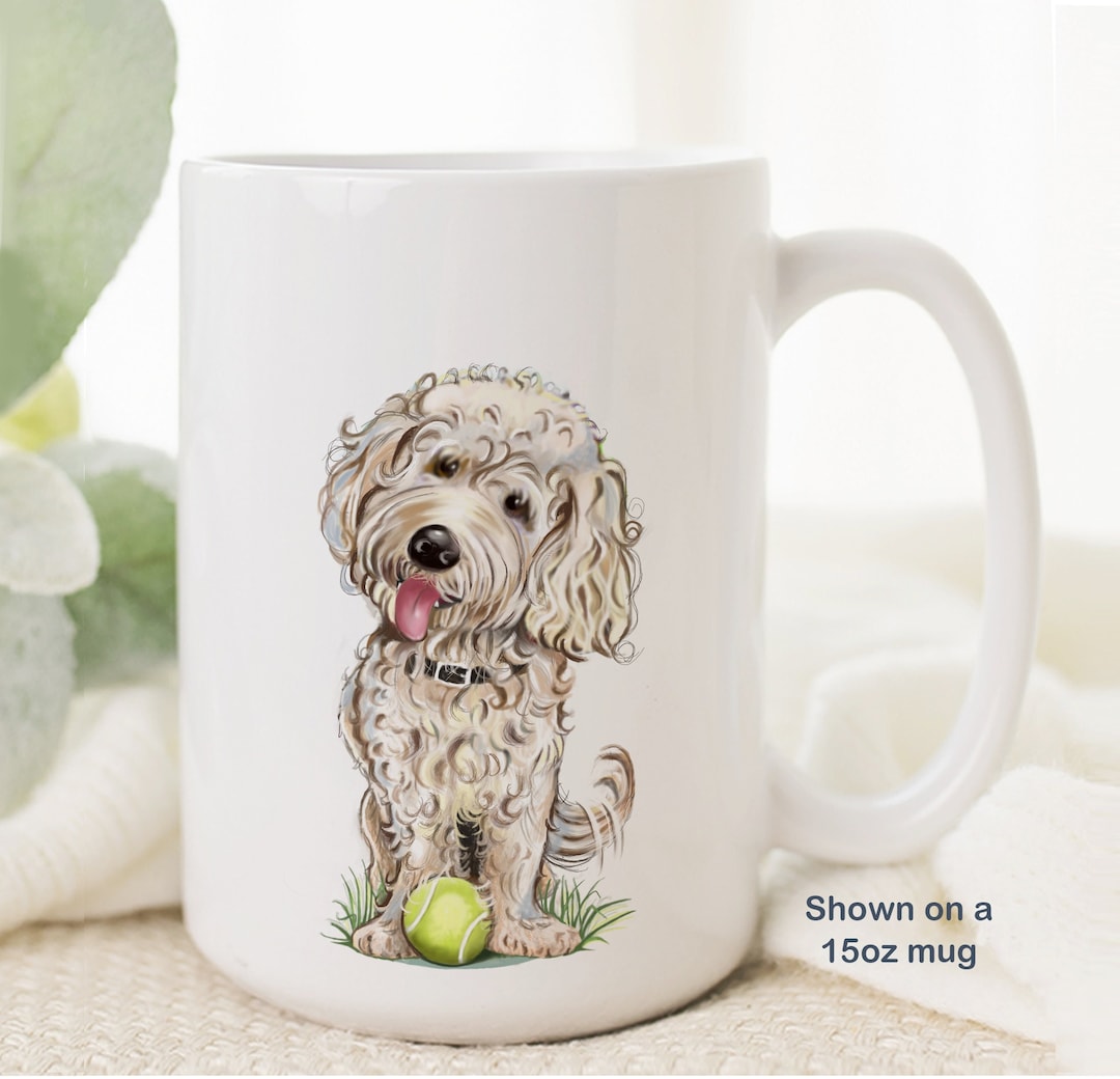 Personalized Goldendoodle or Labradoodle Mug for Doodle Mom, Golden ...