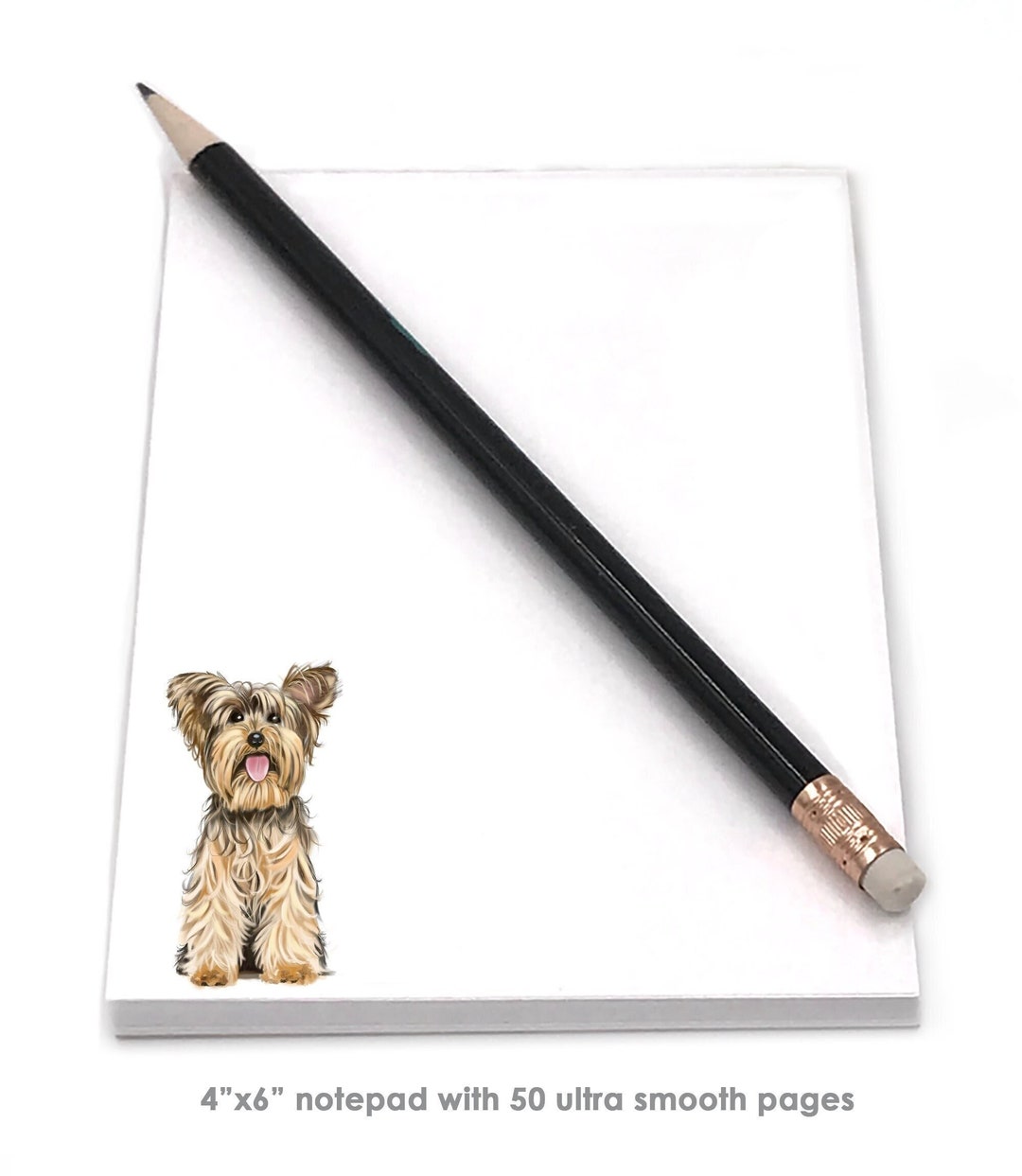 Yorkshire Terrier High-end Notepad Stationery for Dog Lover, Yorkshire ...