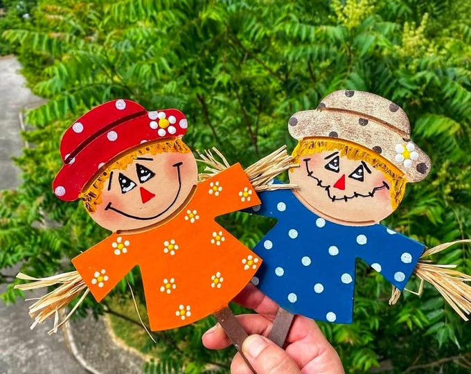 Posable Stick Figure Mannequin, Garden Decoration Doll, Scarecrow Robot ...