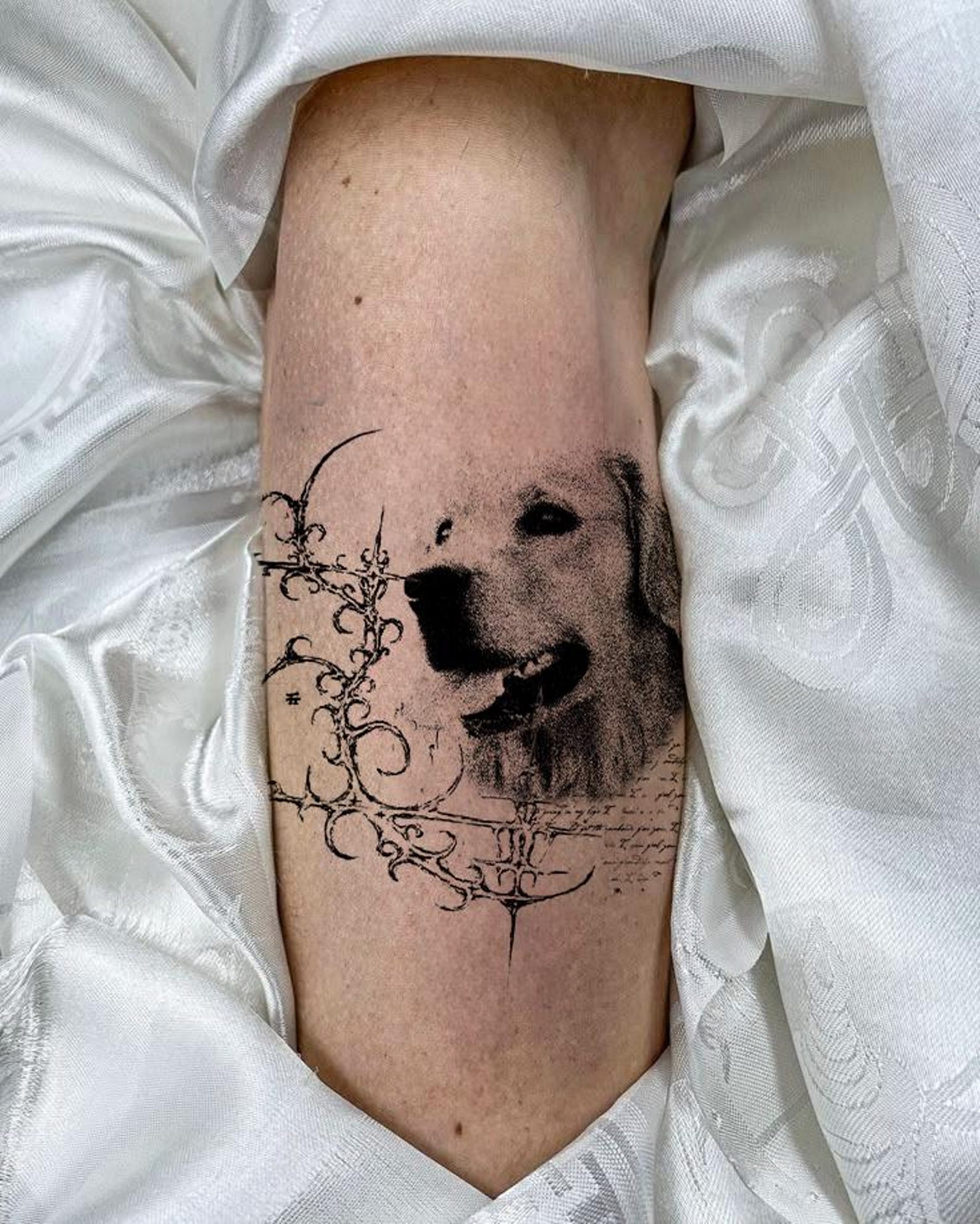 Custom Cybersigilism Pet Tattoo Design: Gothic Dog & Cat Art (digital ...