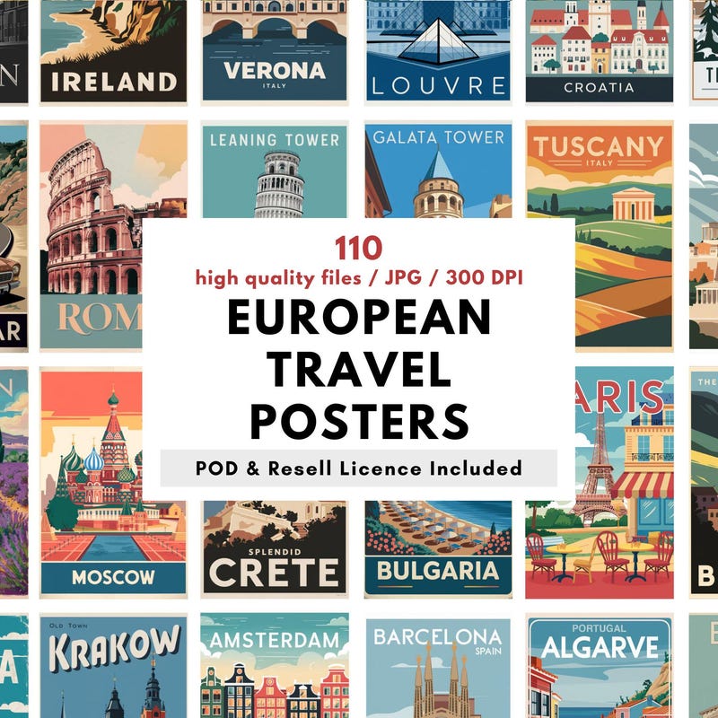 Vintage Travel Posters - Etsy