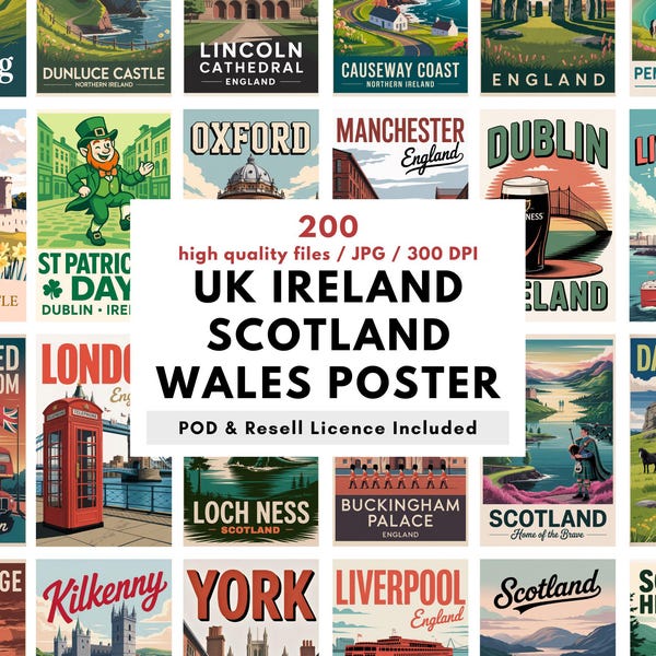 Travel to Wales Poster - Etsy UK
