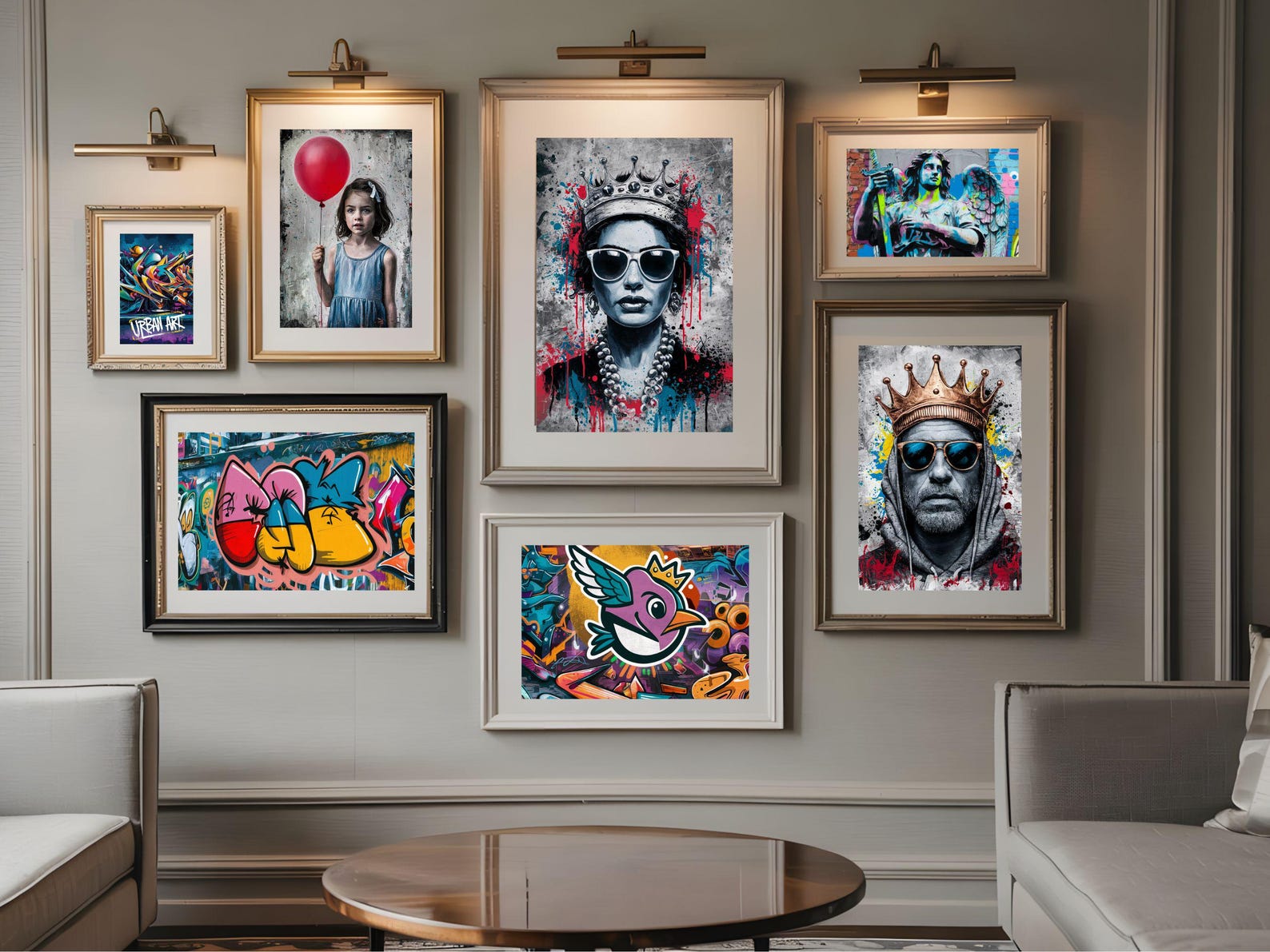 100 Urban Pop Art Poster Bundle | Printable Street Art Graffiti Style ...